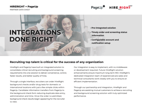 HireRight - PageUp