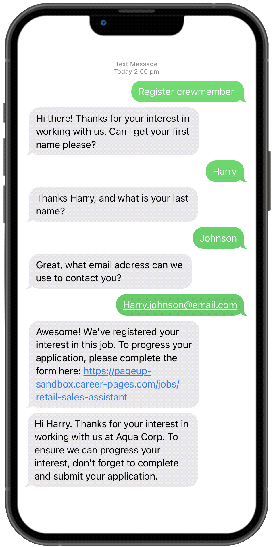 Text Engage | SMS Recruitment & Text-to-Apply Software - PageUp