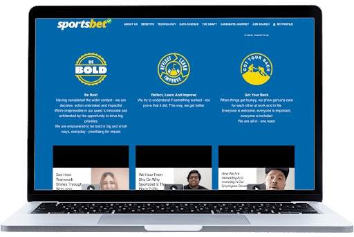Sportsbet case study - PageUp