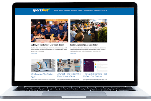 Sportsbet case study - PageUp