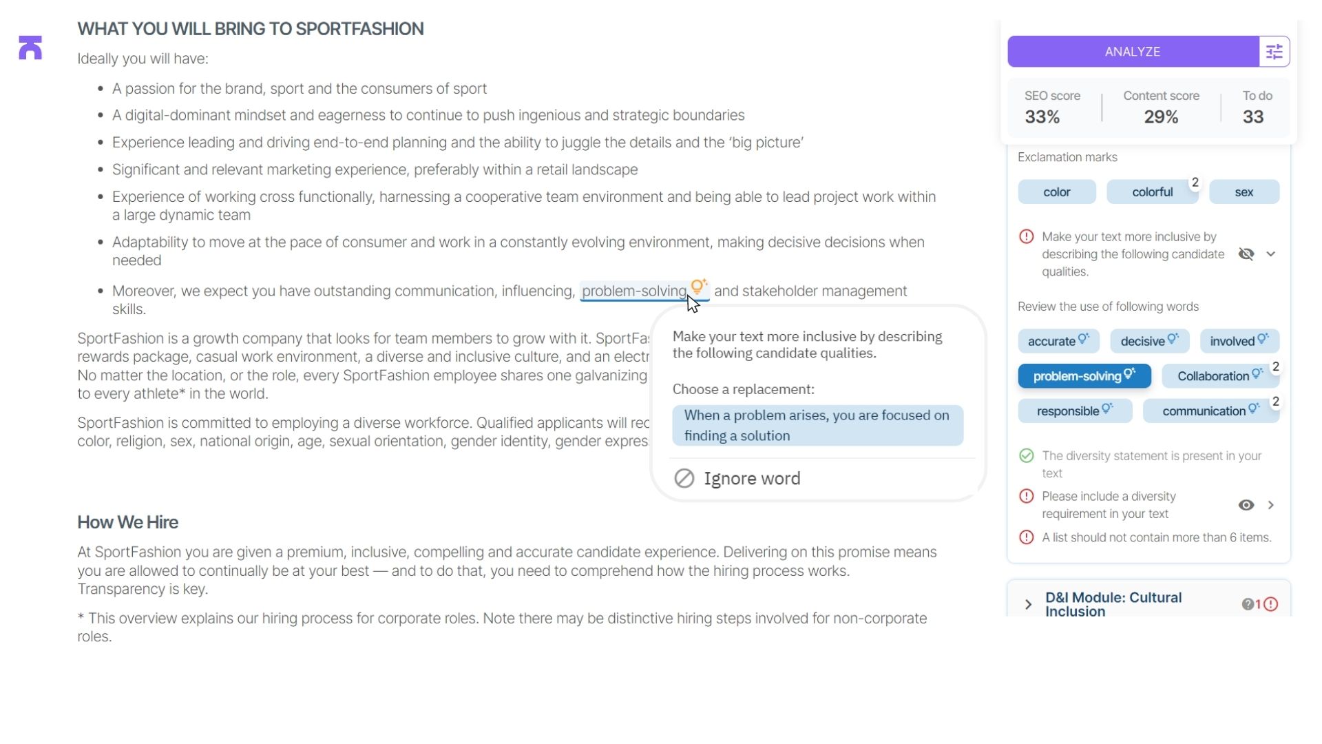 Textmetrics - PageUp
