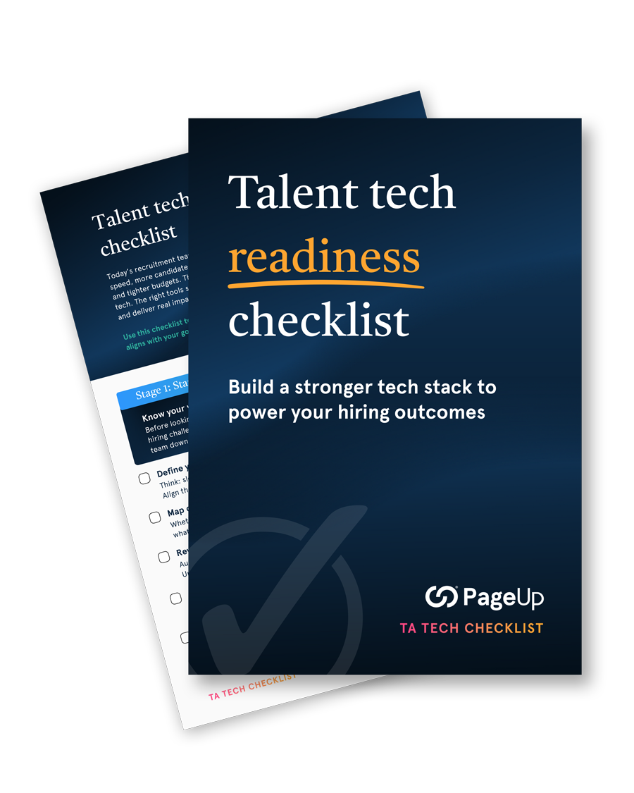Talent tech readiness checklist - PageUp