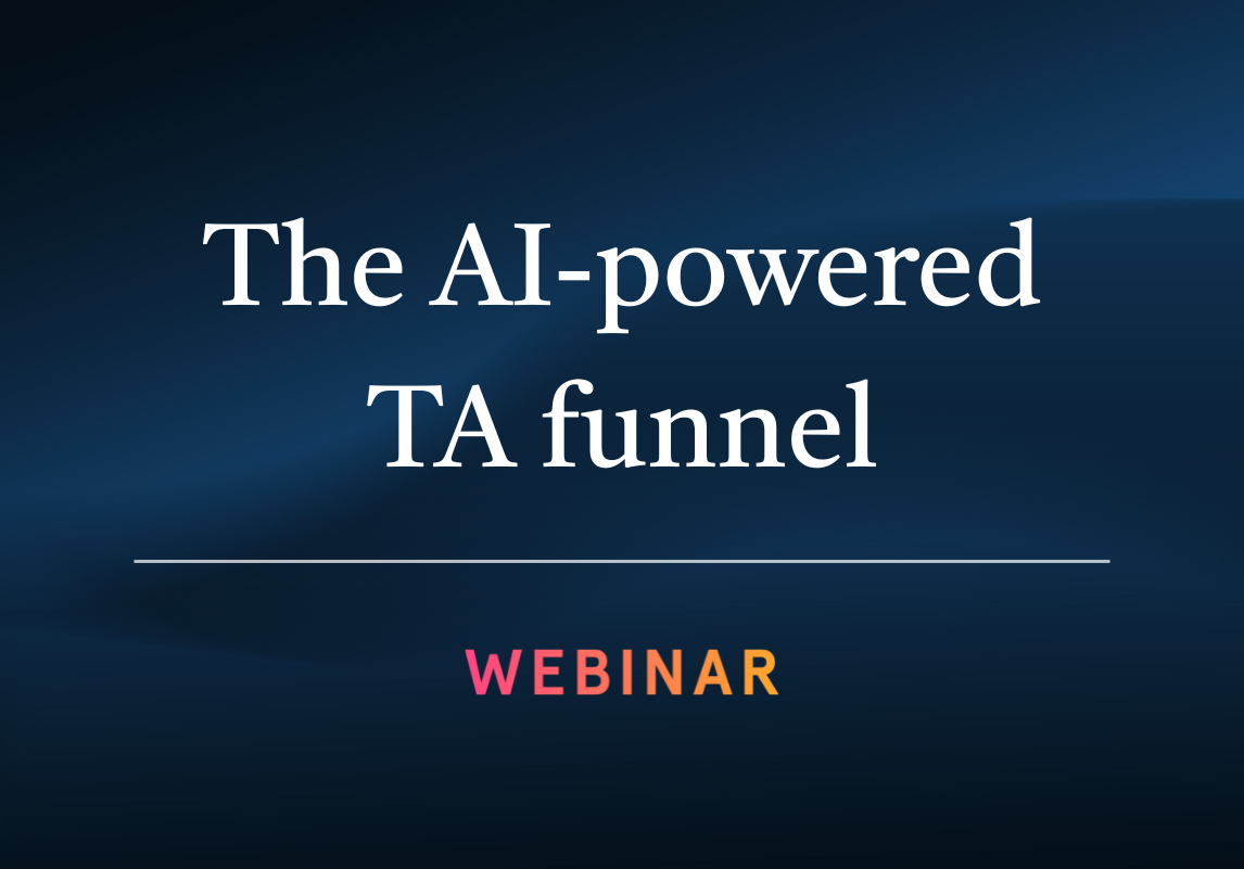 Watch now: Rethinking the Talent Acquisition Funnel with AI - PageUp